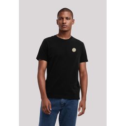 T-Shirt F4NT4STIC "Smiley Light", Herren, Gr. XL, schwarz, Obermaterial: 100% Baumwolle, regular fit, Rundhals, ohne B&uuml;ndchen, Shirts T-Shirt, Premium Qualit&auml;t