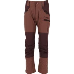 Cargohose ZIGZAG "Bono", Jungen, Gr. 110, EURO-Größen, braun, 93% Polyester, 7% Elasthan, mehrfarbig, normal, Hosen, mit atmungsaktiver Eigenschaft