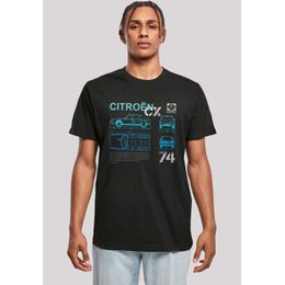 F4NT4STIC Herren T-Shirt "Citroën CX 74 Spec Designs"schwarz, Gr. S, Obermaterial: 100% Baumwolle, Shirts, Premium Qualität