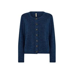 soyaconcept Damen Cardigan "Soya Concept Cardigan SC_ORLEAN"96832 estate blau melange, Gr. M, Obermaterial: 74% Polyacryl, 24% Polyester, 2%
