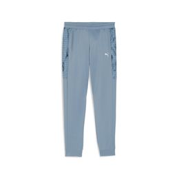 Sporthose Puma "TRAIN ALL DAY Essentials Polyblend Hose Jungen", Mädchen, Gr. 164, Normalgrößen, blau (cool blau), 100% Polyester, slim fit, Hosen