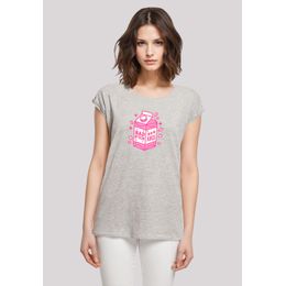 T-Shirt F4NT4STIC "Internationaler Frauentag: Girl-Power-Design", Damen, Gr. 4XL, grau (erdgrau), Obermaterial: 100% Baumwolle, regular fit, Rundhals, ohne B&uuml;ndchen, Shirts T-Shirt, Premium Qualit&auml;t