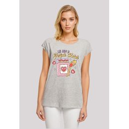 T-Shirt F4NT4STIC "We Are A Perfect Match Love", Damen, Gr. XL, grau (erdgrau), Obermaterial: 100% Baumwolle, regular fit, Rundhals, ohne B&uuml;ndchen, Shirts T-Shirt, Premium Qualit&auml;t