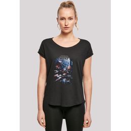 F4NT4STIC Damen T-Shirt "Star Wars Galaxy Space Fight Classic"schwarz, Gr. XL, Obermaterial: 100% Baumwolle, Shirts, Print