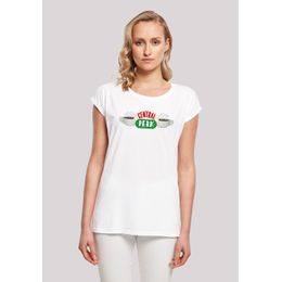 T-Shirt F4NT4STIC "'FRIENDS TV Serie Central Perk BLK'", Damen, Gr. 4XL, weiß, Obermaterial: 100% Baumwolle, regular fit, Rundhals, ohne Bündchen, Shirts, Print