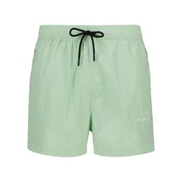 Badeshorts Sergio Tacchini "GUACETO SWIMSHORT Herren", Herren, Gr. M, EURO-Gr&ouml;&szlig;en, gr&uuml;n (birds egg gr&uuml;n, schwarz), Polyester, Badehosen Badeshorts, Badehose Herren, Badeshorts, Strandhose, Swimwear, Beachwear, Sale