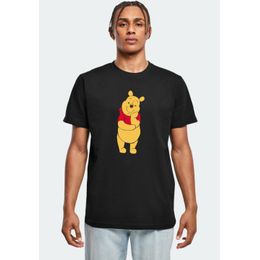 T-Shirt F4NT4STIC "Disney Winnie The Pooh Classic", Damen, Gr. S, schwarz, Obermaterial: 100% Baumwolle, regular fit, Rundhals, ohne B&uuml;ndchen, Shirts T-Shirt, Herren,Premium Merch,Regular-Fit,Basic,Bedruckt