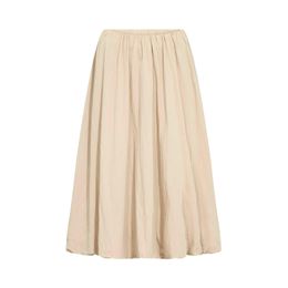 Midirock soyaconcept "Soya Concept Skirt SC-SVEDA 2", Damen, Gr. XL, 8008 sand, Obermaterial: 71% Viskose, 29% Nylon, Röcke