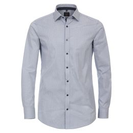 Businesshemd Venti "Venti Businesshemd extra langer Arm 72cm uni", Herren, Gr. 38, Normalgr&ouml;&szlig;en, blau (100 blau), 97% Baumwolle, 3% Elasthan, unifarben, sehr figurbetont, Hemden