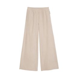 Marc O'Polo Chinohose MARC O'POLO "mit weitem Bein", M&auml;dchen, Gr. 140, Normalgr&ouml;&szlig;en, grau (gray silk), Obermaterial: 100% Polyester, unifarben, loose fit normal, Hosen Chinohose