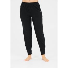 ENDURANCE ATHLECIA Sweathose ATHLECIA "Hecey", Damen, Gr. 42, EURO-Gr&ouml;&szlig;en, schwarz, 55% Polyester, 45% Baumwolle, unifarben, lang, Hosen Sweathose, mit angenehmer Passform