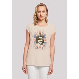 T-Shirt F4NT4STIC "Sex Pistols God Save The Queen", Damen, Gr. 4XL, wei&szlig; (sandwei&szlig;), Obermaterial: 100% Baumwolle, regular fit, Rundhals, ohne B&uuml;ndchen, Shirts T-Shirt, Premium Qualit&auml;t