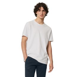 Marc O'Polo T-Shirt MARC O'POLO "aus hochwertiger Bio-Baumwolle", Herren, Gr. XS, weiß, Obermaterial: 100% Baumwolle, unifarben, Basic, regular fit, Rundhals, normaler Saum, Shirts