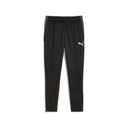 Sporthose Puma "individualLIGA Trainingshose Herren", Herren, Gr. M, Normalgrößen, weiß (schwarz, weiß shadow gray), Obermaterial: 100% Polyester, unifarben, regular fit, Hosen