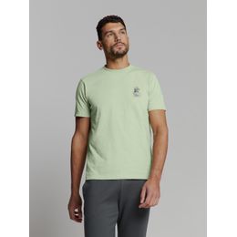 T-Shirt NO EXCESS "NO EXCESS Crewneck T-Shirt", Herren, Gr. L, grün (mint), 100% baumwolle, Shirts