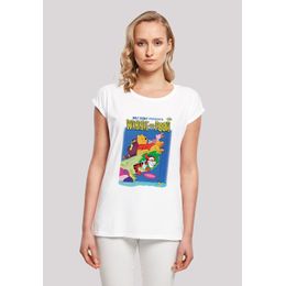 T-Shirt F4NT4STIC "Winnie Puuh", Damen, Gr. 4XL, wei&szlig;, Obermaterial: 100% Baumwolle, regular fit, Rundhals, ohne B&uuml;ndchen, Shirts T-Shirt, Print