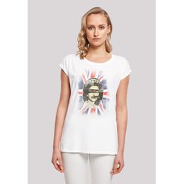 T-Shirt F4NT4STIC "Sex Pistols God Save The Queen", Damen, Gr. 4XL, wei&szlig;, Obermaterial: 100% Baumwolle, regular fit, Rundhals, ohne B&uuml;ndchen, Shirts T-Shirt, Premium Qualit&auml;t