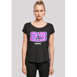 T-Shirt F4NT4STIC "Pixel 23 pink", Damen, Gr. L, schwarz, Obermaterial: 100% Baumwolle, regular fit, Rundhals, ohne B&uuml;ndchen, Shirts T-Shirt, Print