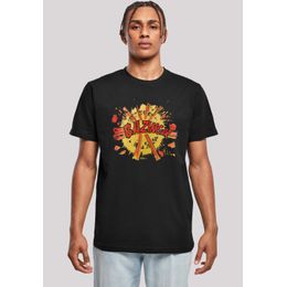 T-Shirt F4NT4STIC "Big Bang Theory TV Serie Bazinga Explosion", Herren, Gr. XXL, schwarz, Obermaterial: 100% Baumwolle, regular fit, Rundhals, ohne Bündchen, Shirts T-Shirt, Herren,Premium Merch,Regular-Fit,Basic,Bedruckt