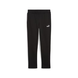 Sporthose Puma "ESS Small No. 1 Logo Jogginghose Damen", Damen, Gr. M, Normalgrößen, schwarz, 66% Baumwolle, 34% Polyester, unifarben, regular fit, Hosen