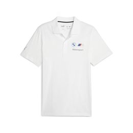 Poloshirt Puma "BMW M Motorsport Poloshirt Herren", Herren, Gr. XXL, wei&szlig;, Obermaterial: 100% Baumwolle; Kragen: 96% Baumwolle, 4% Elasthan, clean, regular fit, Shirts