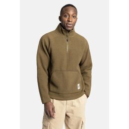 REDEFINED REBEL EST. 2013 Sweatshirt REDEFINED REBEL "Redefined Rebel Sweat RRKarson Sweat", Herren, Gr. S, grün (schwarz olive), Fleece, 1005 Polyester, lang, Sweatshirts Sweatshirt