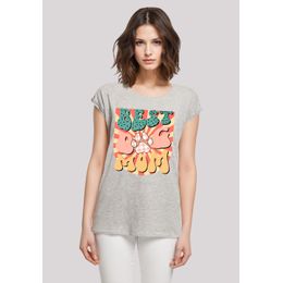 T-Shirt F4NT4STIC "Muttertag Pet Lover Vintage Beste Hunde Mama", Damen, Gr. 4XL, grau (erdgrau), Obermaterial: 100% Baumwolle, regular fit, Rundhals, ohne B&uuml;ndchen, Shirts T-Shirt, Premium Qualit&auml;t