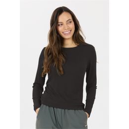 ENDURANCE ATHLECIA Funktionsshirt ATHLECIA "Tinashe", Herren, Gr. 34, schwarz, 92% Viskose, 8% Elasthan, unifarben, normal, Rundhals, Shirts Funktionsshirt, mit QuickDry-Funktion
