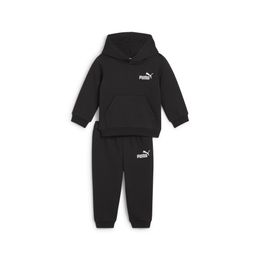 Jogginganzug Puma "Minicats Loungewear Set Kinder", Jungen, Gr. 80, schwarz, Obermaterial: 32% Polyester, 68% Baumwolle; Rippe: 97% Baumwolle, 3% Elasthan, Sportanzüge