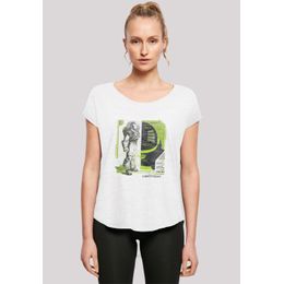 T-Shirt F4NT4STIC "Buzz Lightyear Buzz Tech Panel", Damen, Gr. M, wei&szlig;, Obermaterial: 100% Baumwolle, regular fit, Rundhals, ohne B&uuml;ndchen, Shirts T-Shirt, Premium Qualit&auml;t