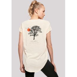 F4NT4STIC Damen T-Shirt "Escape Discover the World Tree Birds"sandwei&szlig;, Gr. XL, Obermaterial: 100% Baumwolle, Shirts, Premium Qualit&auml;t, ESCAPE