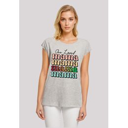 T-Shirt F4NT4STIC "Mothers Day Mama Typography Leopard Print Pastel", Damen, Gr. 4XL, grau (erdgrau), Obermaterial: 100% Baumwolle, regular fit, Rundhals, ohne B&uuml;ndchen, Shirts T-Shirt, Premium Qualit&auml;t