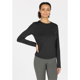 ENDURANCE ATHLECIA Funktionsshirt ATHLECIA "Miwa", Herren, Gr. 34, schwarz, 62% Polyester, 33% Polyamid, 5% Elasthan, unifarben, normal, Rundhals, Shirts Funktionsshirt, mit schnell trocknenden Eigenschaften
