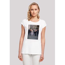 T-Shirt F4NT4STIC "'FRIENDS TV Serie'", Damen, Gr. 4XL, weiß, Obermaterial: 100% Baumwolle, regular fit, Rundhals, ohne Bündchen, Shirts, Print