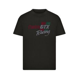 T-Shirt F4NT4STIC "Castrol Vintage Distressed GTX Racing", Mädchen, Gr. 110/116, schwarz, Obermaterial: 100% Baumwolle, regular fit, Rundhals, ohne Bündchen, Shirts, Official Merch