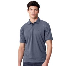 Poloshirt Casamoda "Casamoda Polo-Shirt uni", Herren, Gr. 4XL, blau (dunkles mittelblau), 95% Baumwolle, 5% Elasthan, Shirts