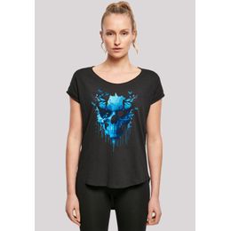 F4NT4STIC Damen T-Shirt "Totenkopf mit Schmetterling"schwarz, Gr. XXL, Obermaterial: 100% Baumwolle, Shirts, Print