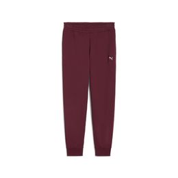 Sporthose Puma "Essentials Elevated Jogginghose Damen", Damen, Gr. S, Normalgr&ouml;&szlig;en, ruby shimmer rot, 100% Baumwolle, unifarben, regular fit, Hosen Sporthose