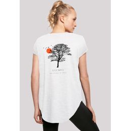T-Shirt F4NT4STIC "Escape Discover the World Tree Birds", Damen, Gr. S, wei&szlig;, Obermaterial: 100% Baumwolle, regular fit, Rundhals, ohne B&uuml;ndchen, Shirts T-Shirt, Premium Qualit&auml;t, ESCAPE Collection
