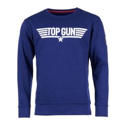 Sweater Top Gun "PP201019", Herren, Gr. 56XXL, blau (navy), Obermaterial: 60% Baumwolle, 40% Polyester, Sweatshirts Sweater