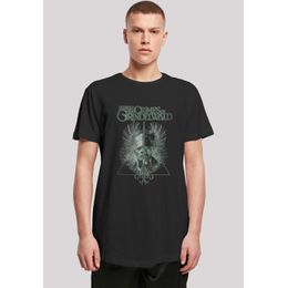 T-Shirt F4NT4STIC "Phantastische Tierwesen Grindelwald", Herren, Gr. L, schwarz, Obermaterial: 100% Baumwolle, regular fit, Rundhals, ohne Bündchen, Shirts, Herren,Premium Merch,Lang,Longshirt,Bedruckt