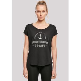 F4NT4STIC Damen T-Shirt "Northern Coast Nordsee Knut & Jan Hamburg"schwarz, Gr. XXL, Obermaterial: 100% Baumwolle, Shirts, Print