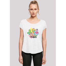 F4NT4STIC Damen T-Shirt "Care Bears Good Luck Bear Positive Vibes"wei&szlig;, Gr. 4XL, Obermaterial: 100% Baumwolle, Shirts, Premium Qualit&auml;t