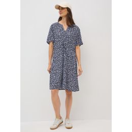 Sommerkleid Cecil, Damen, Gr. XL (44), US-Gr&ouml;&szlig;en, urban dunkelblau, Stoff, 100% Viskose, bedruckt, comfort fit kniefrei, Rundhals, gewellter Abschluss, Kleider Sommerkleid, aus Viskose