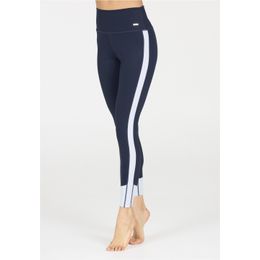ENDURANCE ATHLECIA Trainingstights ATHLECIA "Aspasia", Damen, Gr. 42, EURO-Gr&ouml;&szlig;en, dunkelblau, 77% Polyamid, 23% Elasthan, mehrfarbig, Hosen, mit Quick-Dry-Funktion