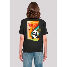 T-Shirt F4NT4STIC "Tao Tao Heroes of Childhood", Damen, Gr. L, schwarz, Obermaterial: 100% Baumwolle, oversize, Rundhals, ohne B&uuml;ndchen, Shirts T-Shirt, Nostalgie, Retro Print, Kinderserie
