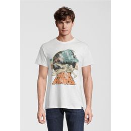 T-Shirt Recovered "Star Wars Empire Strikes Back Retro X-Wing", Damen, Gr. S, wei&szlig;, 100% Baumwolle, bedruckt, normal, Rundhals, Shirts T-Shirt, im zeitlosen Design
