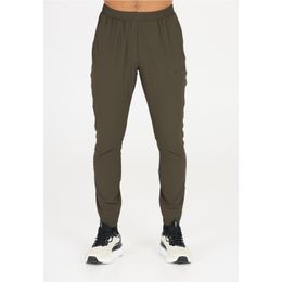 Stoffhose Endurance "Dyne", Herren, Gr. L, US-Größen, grün (dunkelgrün), 79% Polyamid, 21% Elasthan, unifarben, lang, Hosen, mit 4-Wege-Stretch