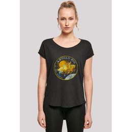 F4NT4STIC Damen T-Shirt "NASA Apollo 13 Mission Badge Distressed"schwarz, Gr. XS, Obermaterial: 100% Baumwolle, Shirts, Premium Qualit&auml;t