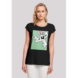 T-Shirt F4NT4STIC "Looney Tunes Bugs Bunny Funny Face", Damen, Gr. 4XL, schwarz, Obermaterial: 100% Baumwolle, regular fit, Rundhals, ohne B&uuml;ndchen, Shirts T-Shirt, Print